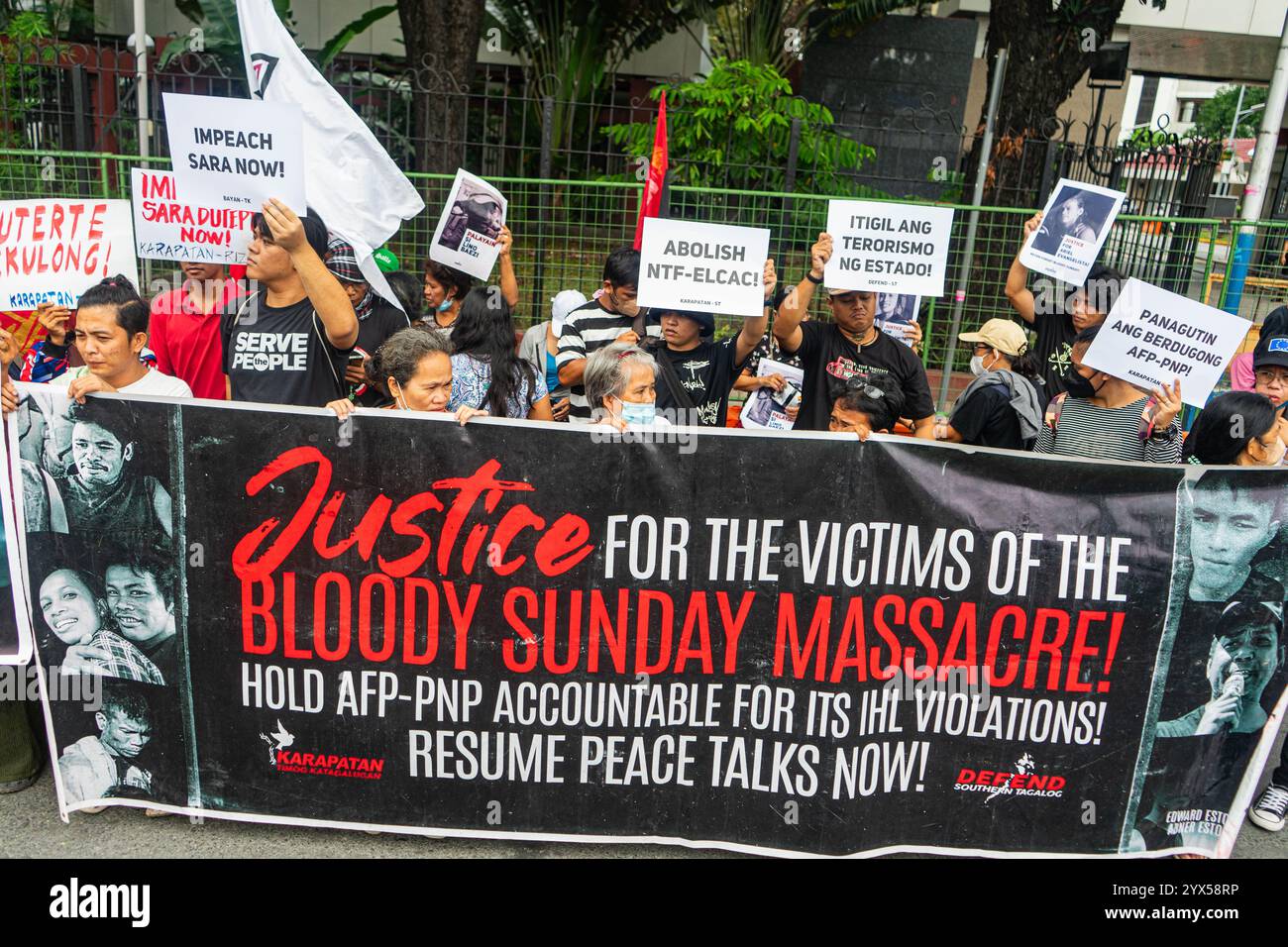 Quezon City, Quezon, Philippines. 12th Dec, 2024. A picket protest was ...