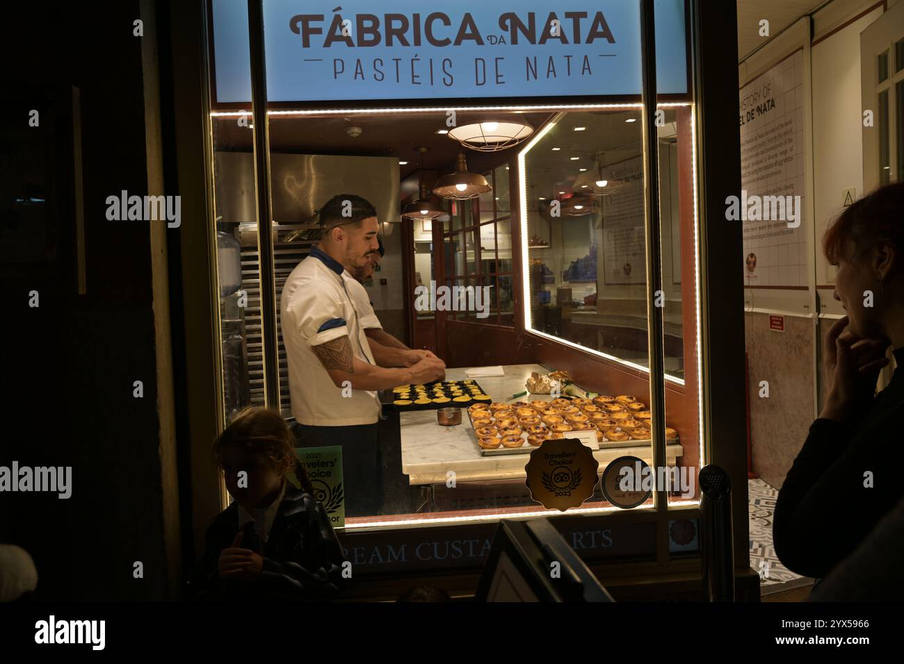 Sintra. Portugal. Streets at night Stock Photo - Alamy