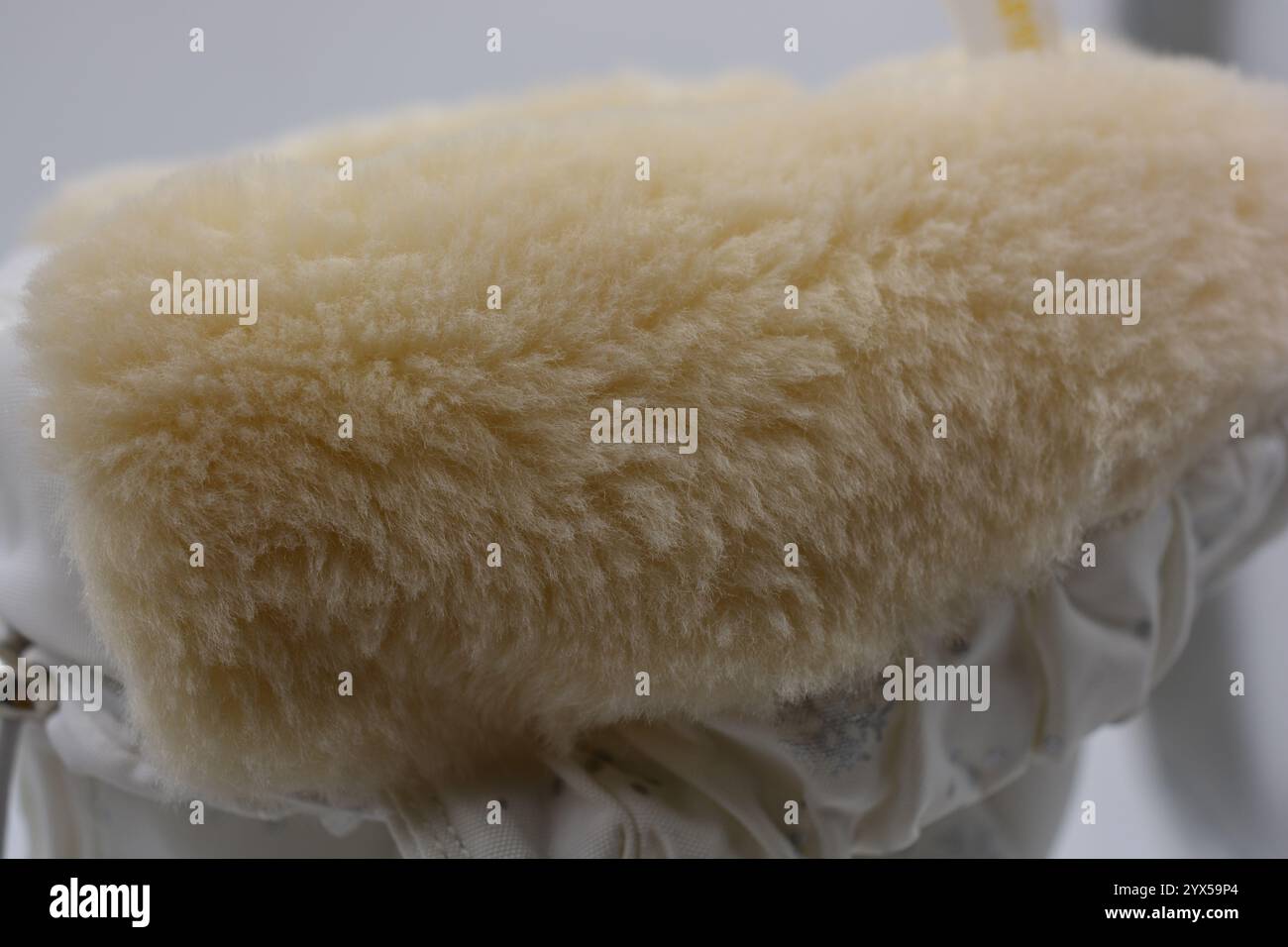 Things, material objects, fluffy fur, fur background. A warm, fluffy ...