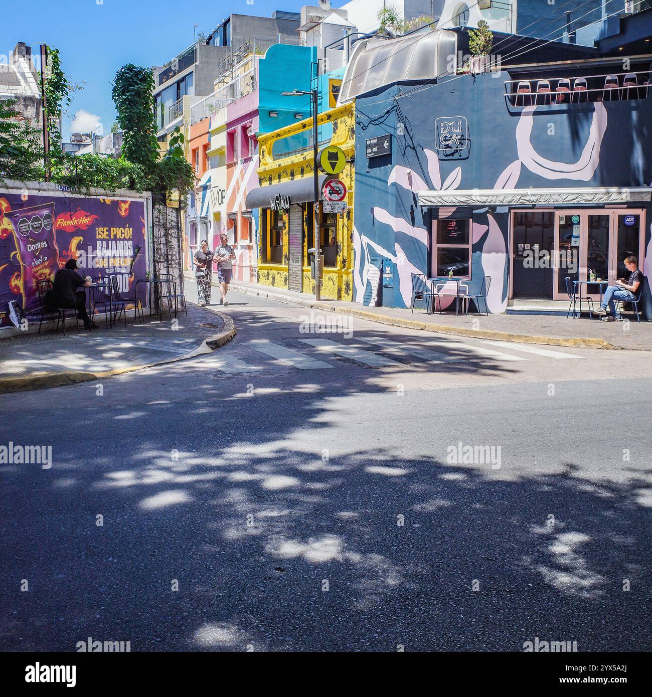 Buenos Aires, Argentina - 22 Nov, 2024: Vibrant streets of the Palermo ...