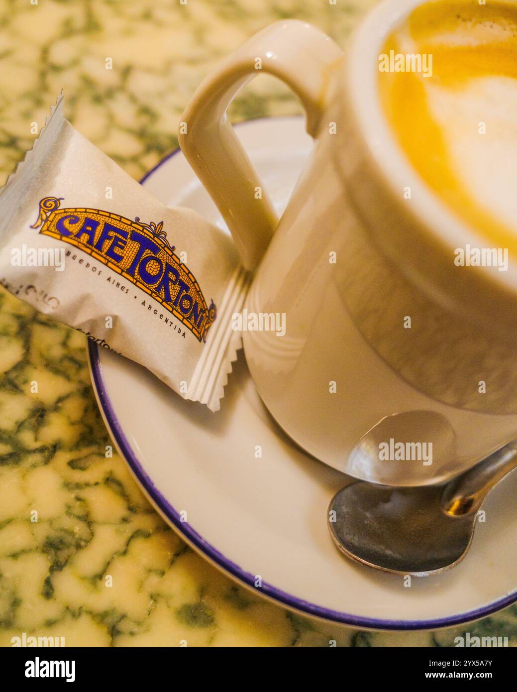 Buenos Aires, Argentina - 22 Nov, 2024: Cafe Tortoni, the oldest cafe ...