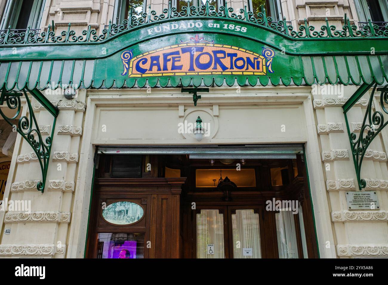 Buenos Aires, Argentina - 22 Nov, 2024: Cafe Tortoni, the oldest cafe ...