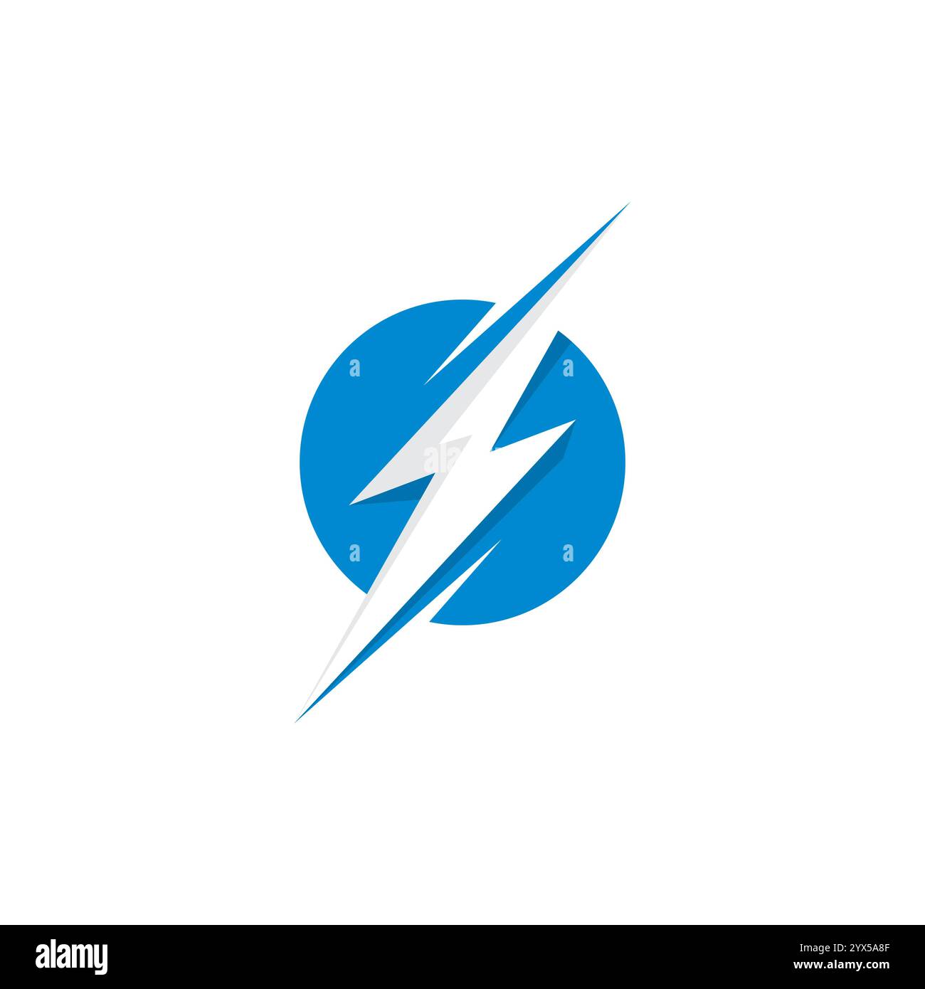 Thunder Icon Vector. Energy and thunder electricity symbol concept ...