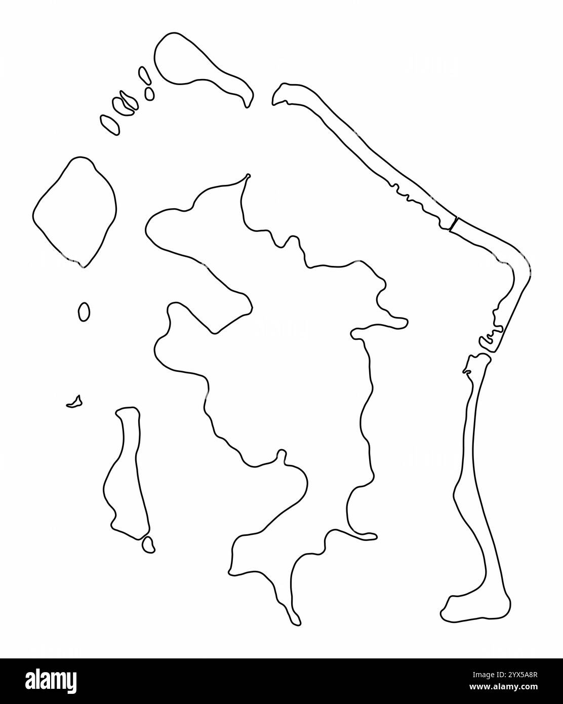 Reef map Black and White Stock Photos & Images - Alamy