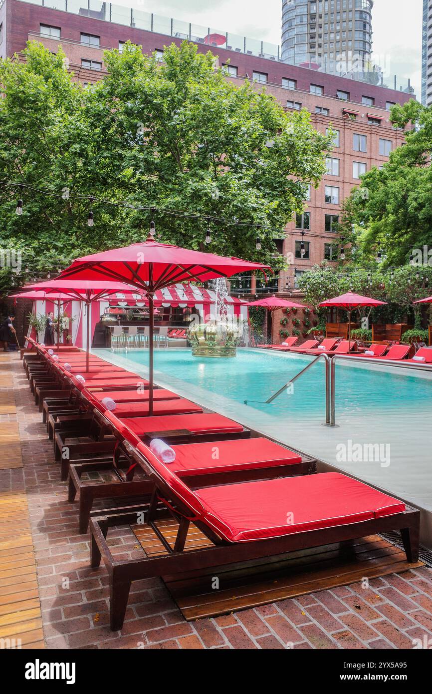Buenos Aires, Argentina - 21 Nov, 2024: Swimming Pool at the luxury ...