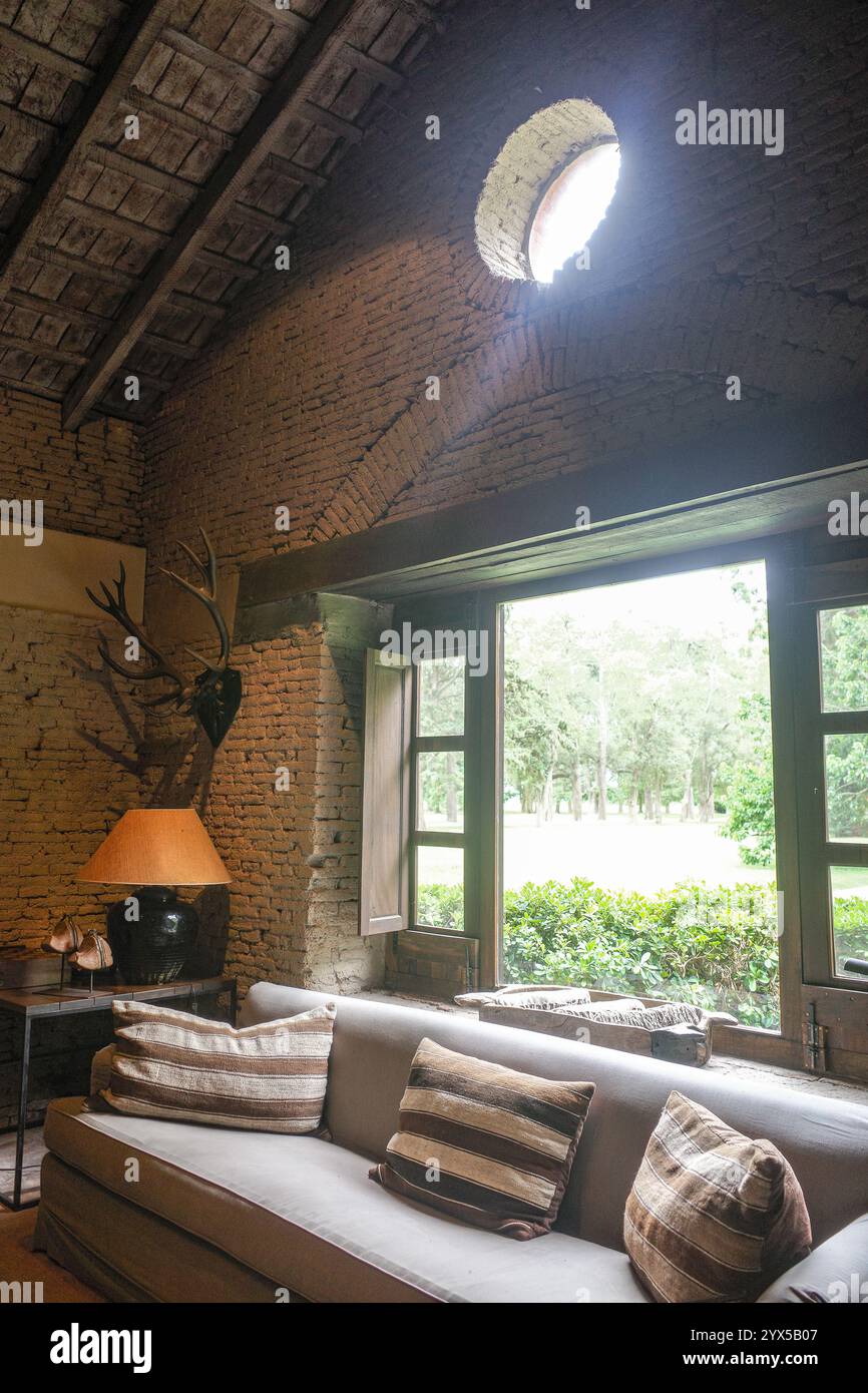 La Pampa, Argentina - 19 Nov, 2024: Estancia La Bamba de Areco, a ...