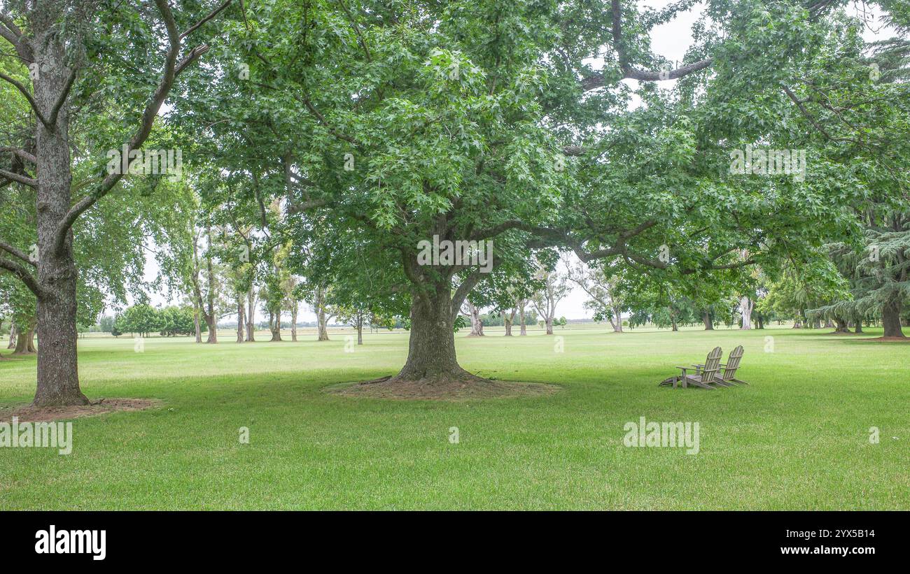 La Pampa, Argentina - 19 Nov, 2024: Estancia La Bamba de Areco, a ...