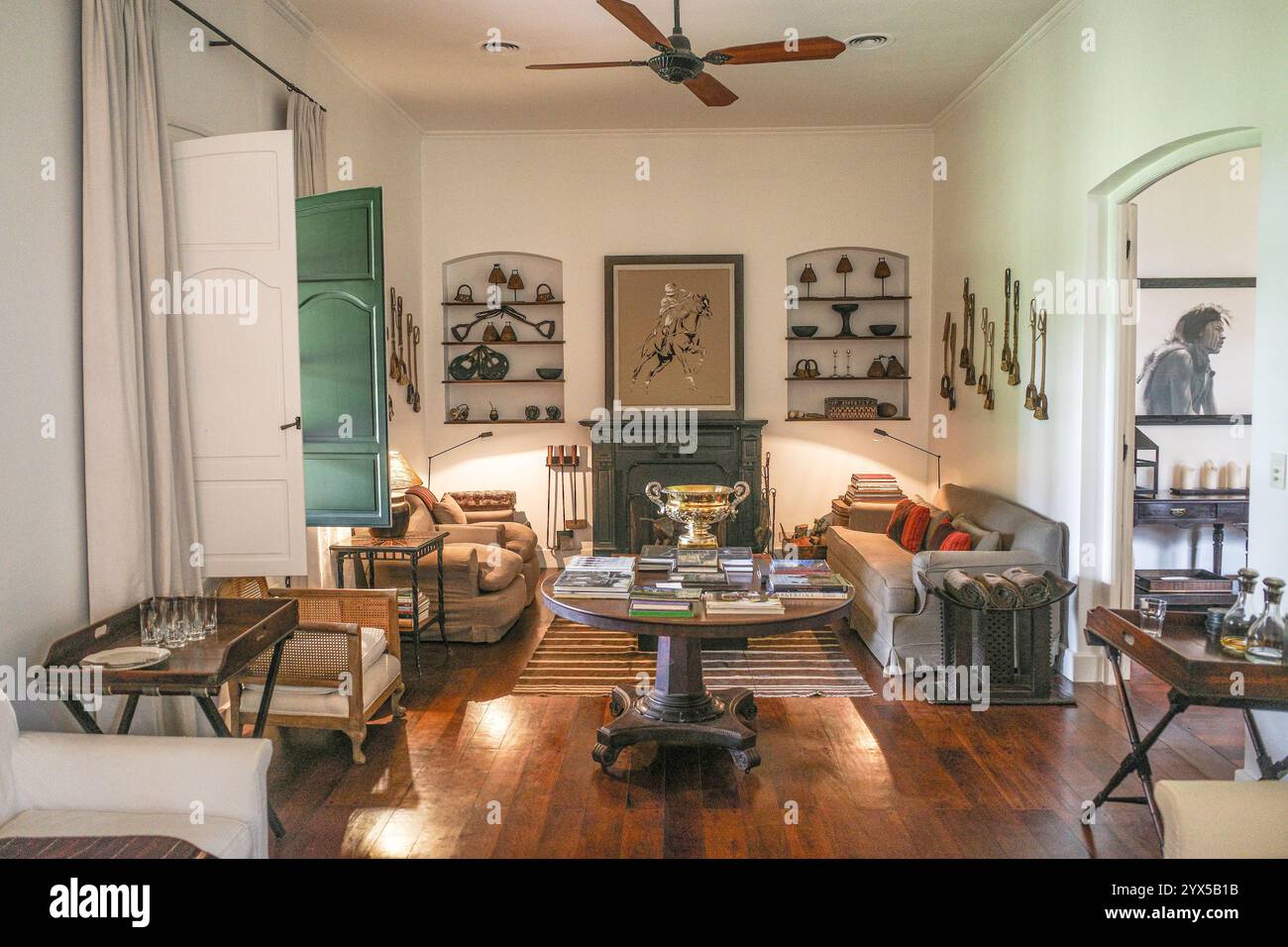 La Pampa, Argentina - 19 Nov, 2024: Estancia La Bamba de Areco, a ...