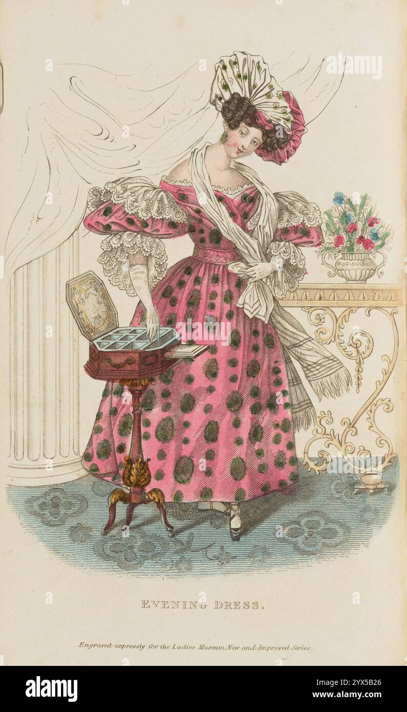 Vintage English 1830s fashion illustration or aristocracy. from The ...