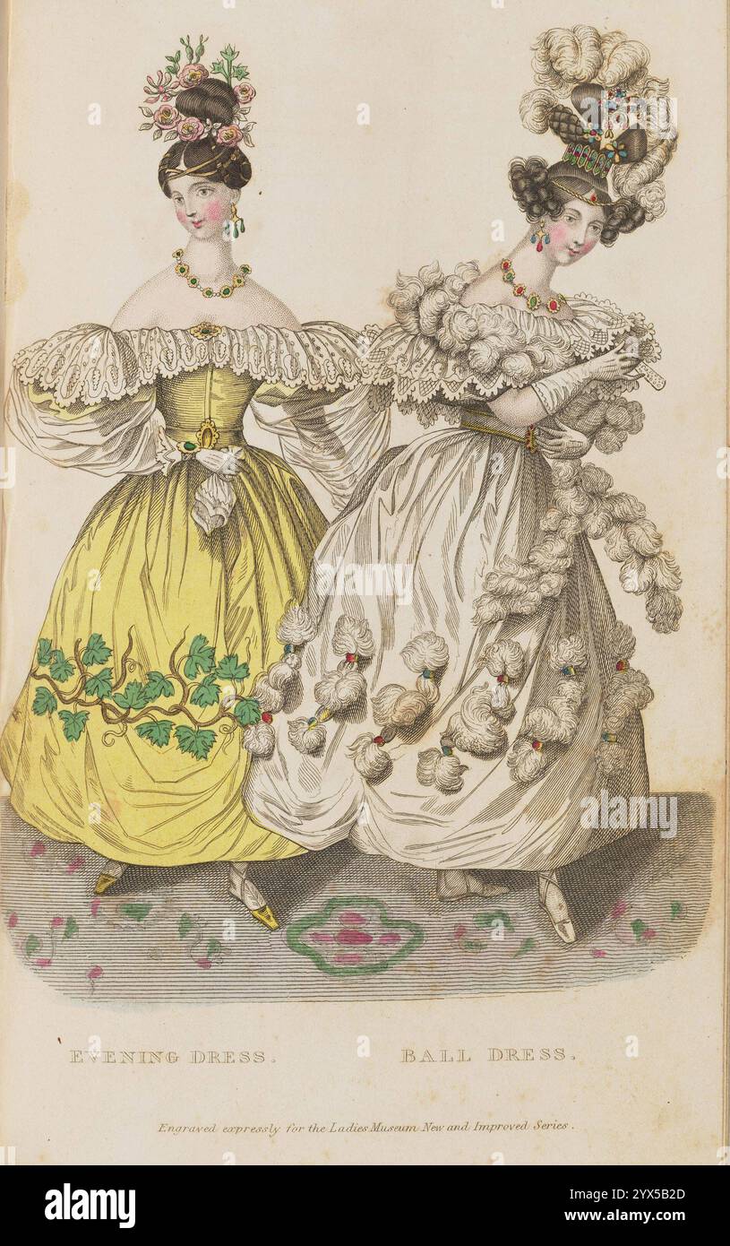 Vintage English 1830s fashion illustration or aristocracy. from The ...
