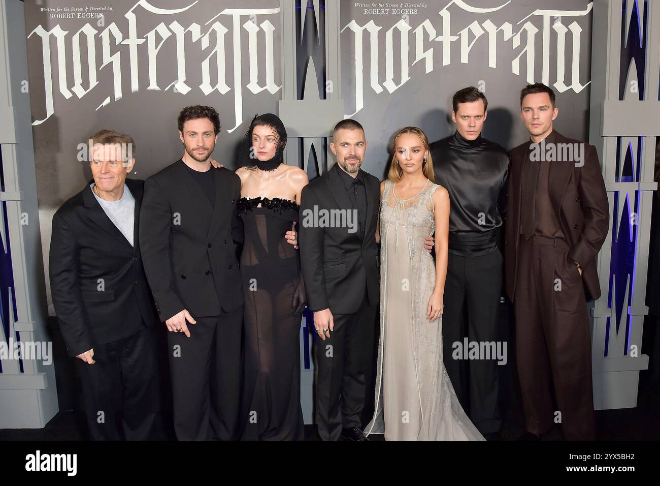 Willem Dafoe, Aaron Taylor-Johnson, Emma Corrin, Robert Eggers, Lily ...