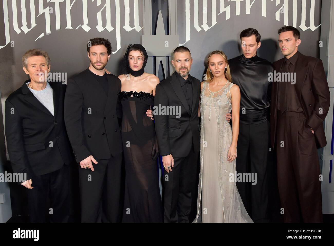 Willem Dafoe, Aaron Taylor-Johnson, Emma Corrin, Robert Eggers, Lily ...