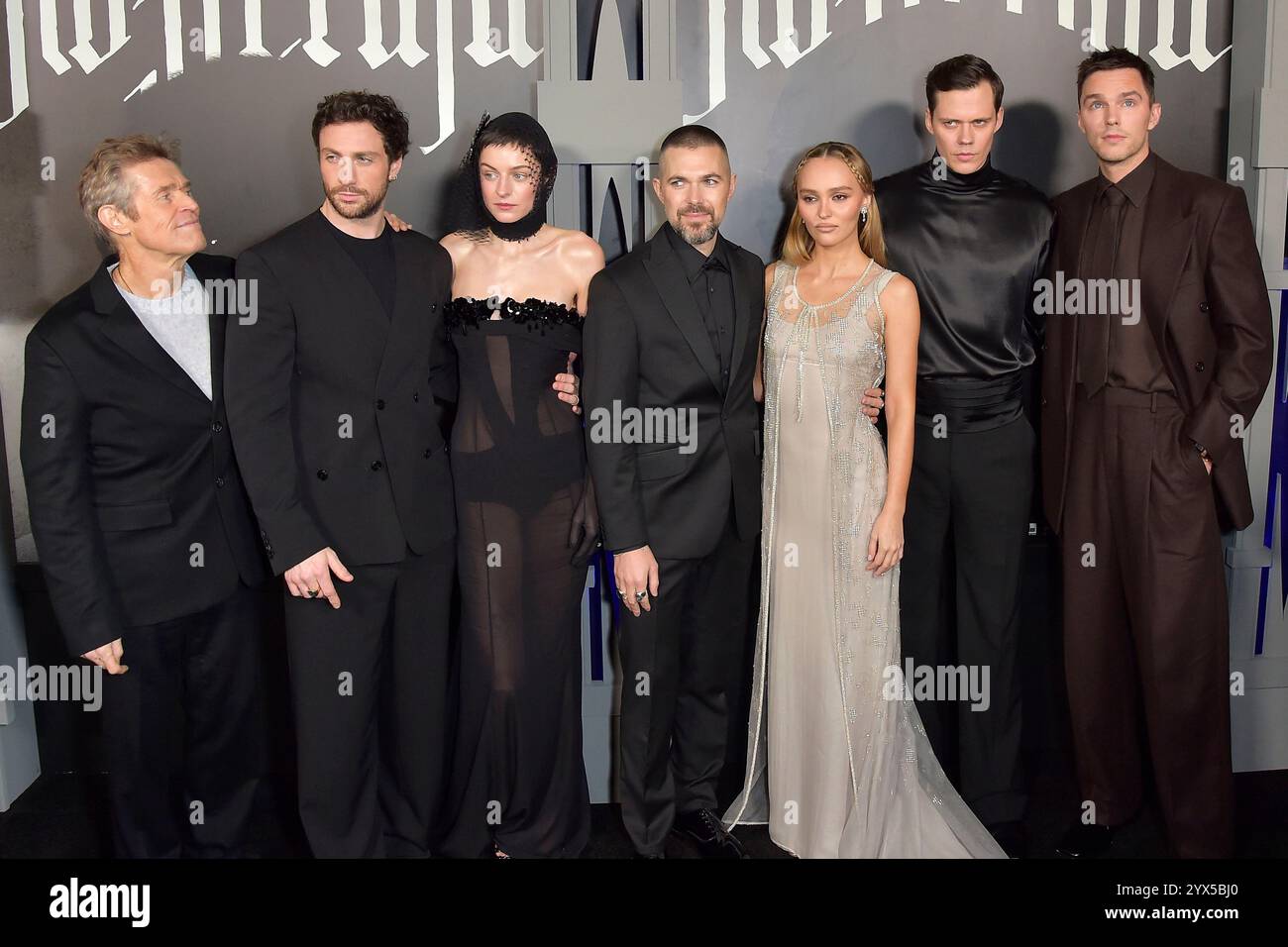 Willem Dafoe, Aaron Taylor-Johnson, Emma Corrin, Robert Eggers, Lily ...