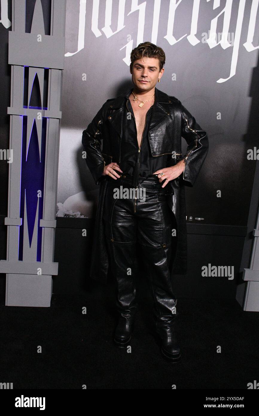 Hollywood, California, USA 12th December 2024 Actor Garrett Clayton ...