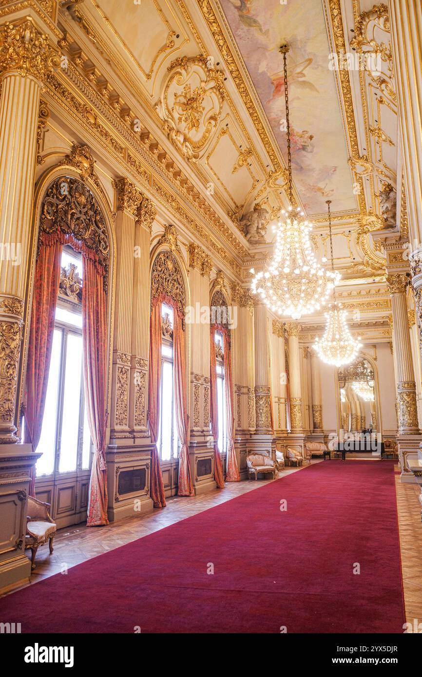 Buenos Aires, Argentina - 18 Nov, 2024: The interior of Teatro Colon ...