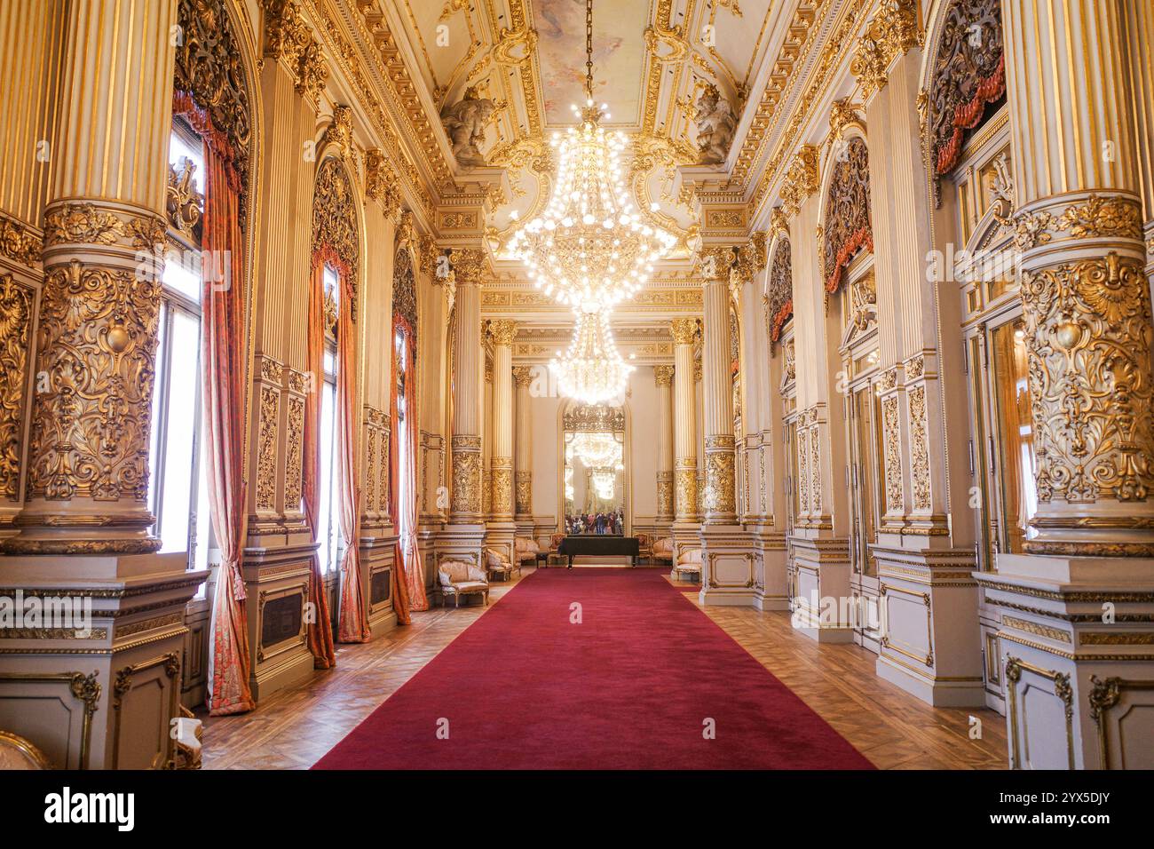 Buenos Aires, Argentina - 18 Nov, 2024: The interior of Teatro Colon ...