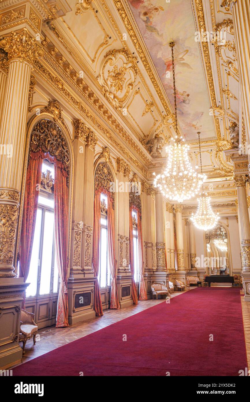 Buenos Aires, Argentina - 18 Nov, 2024: The interior of Teatro Colon ...
