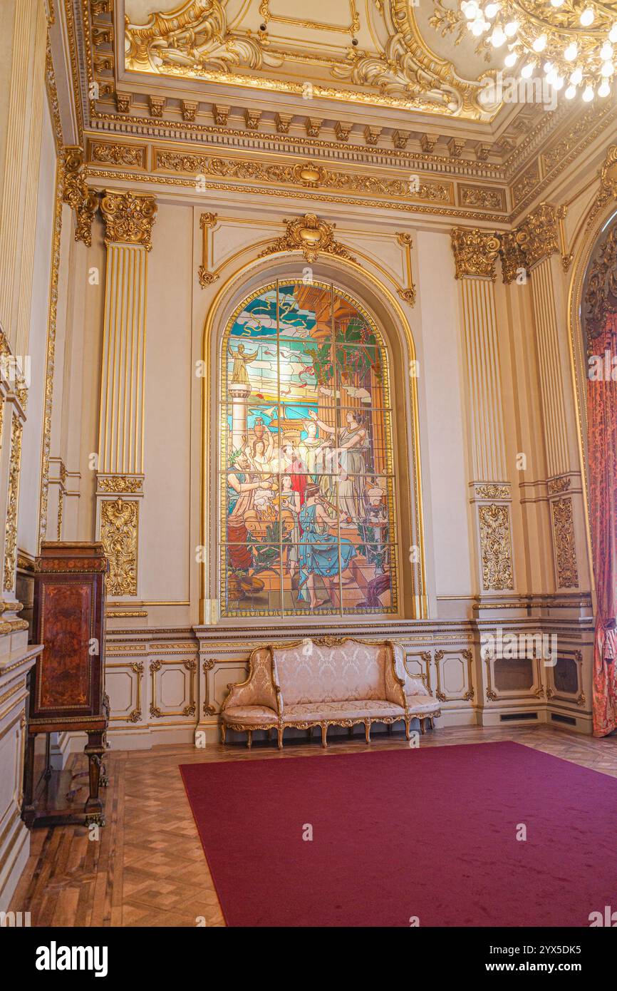 Buenos Aires, Argentina - 18 Nov, 2024: The interior of Teatro Colon ...