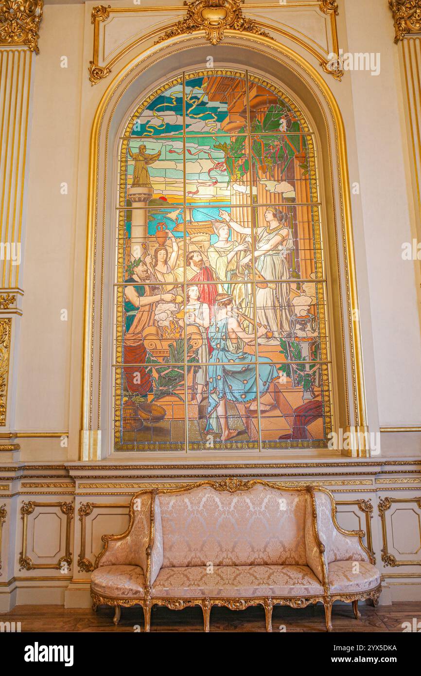 Buenos Aires, Argentina - 18 Nov, 2024: The interior of Teatro Colon ...