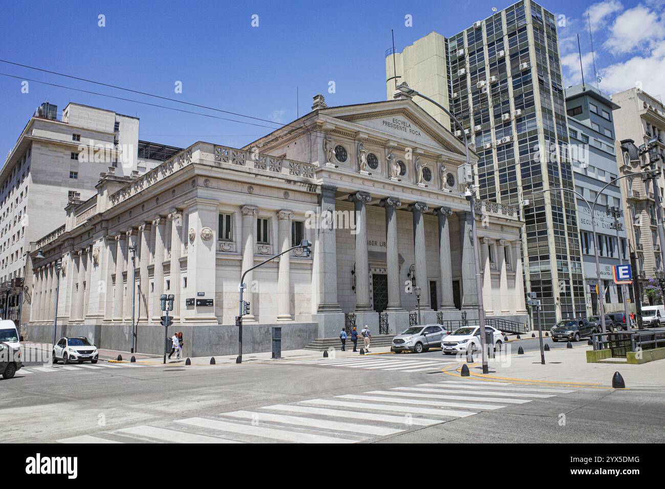 Buenos Aires, Argentina - 18 Nov, 2024: Plaza Lavalle with Presidente ...