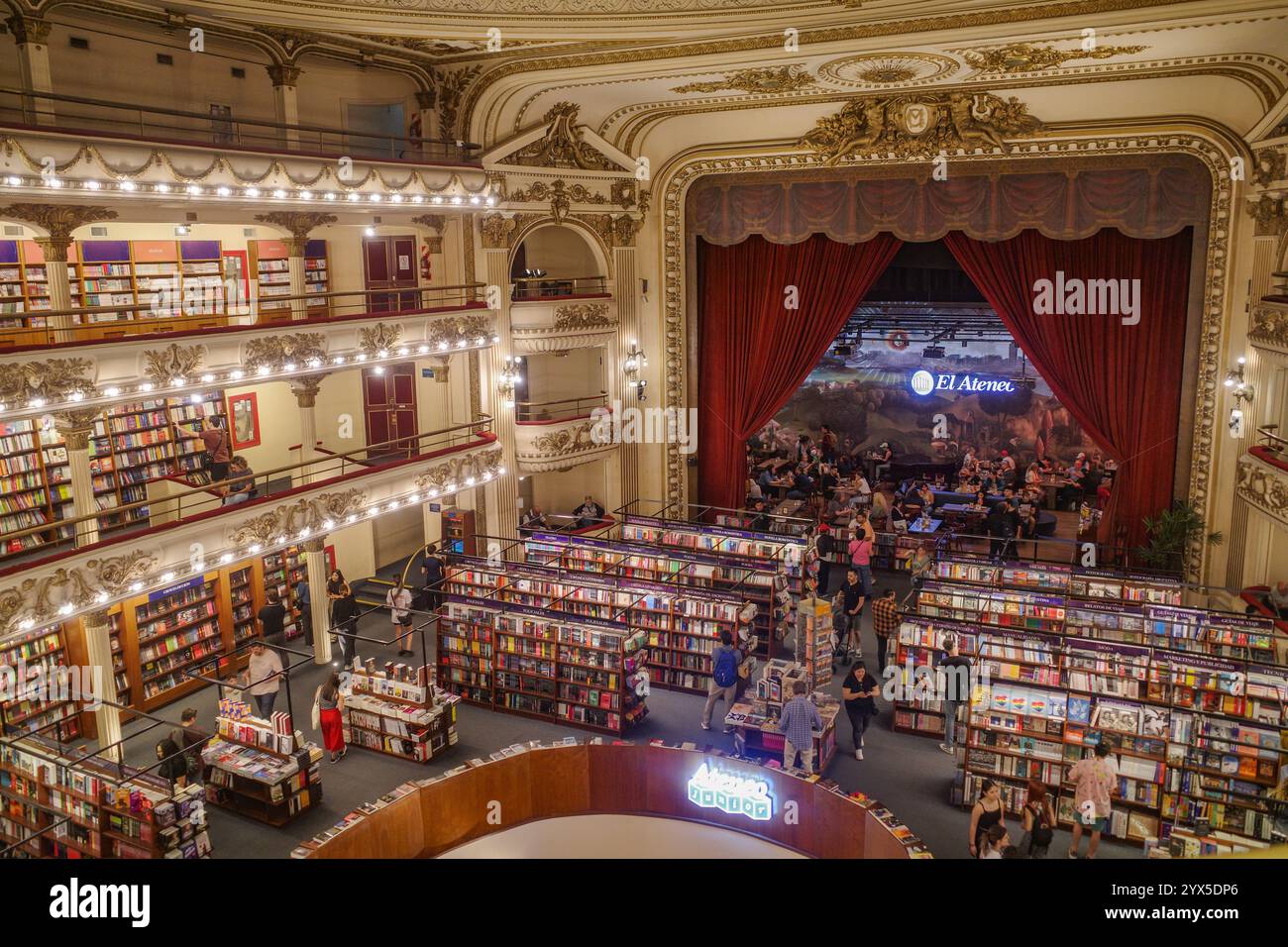 Buenos Aires, Argentina - Nov 18, 2024: El Ateneo Grand Splendid Book ...