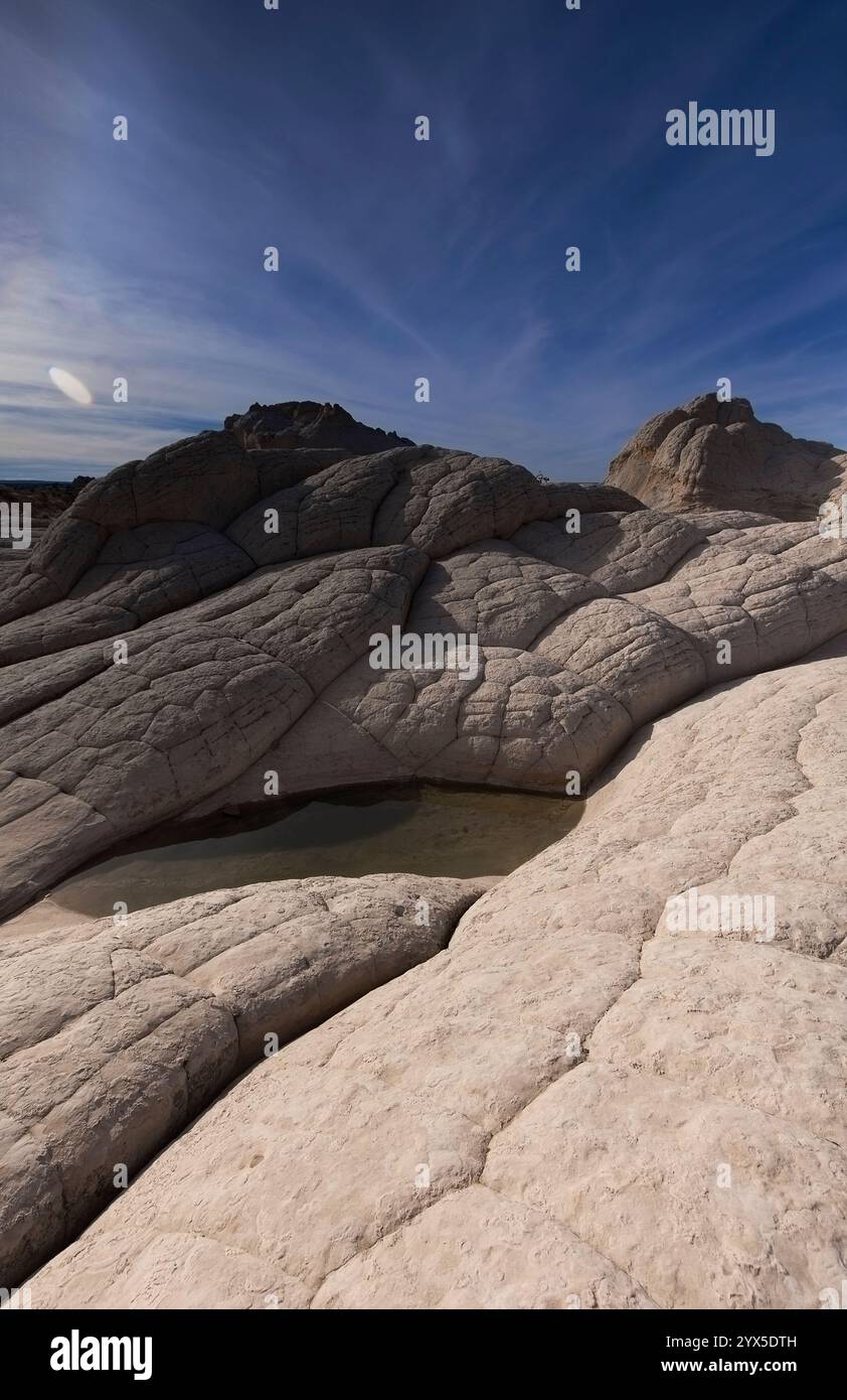 White pocket, hidden treasure in Vermilion - Arizona 6, USA Stock Photo ...