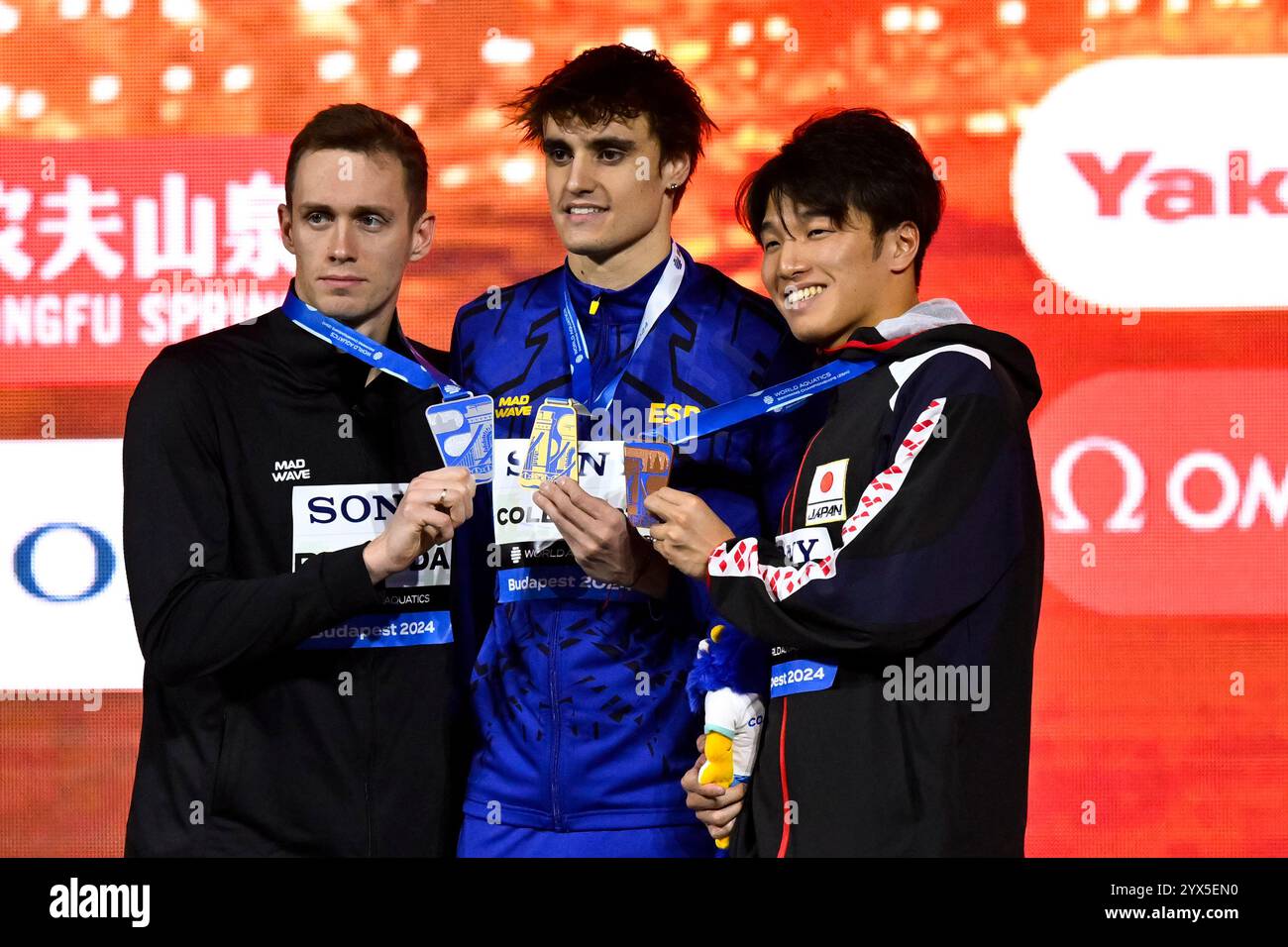 Kirill Prigoda of Neutral Athletes B, silver, Carles Coll Marti of ...