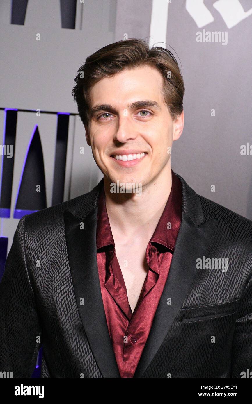 Hollywood, California, USA 12th December 2024 Actor Cody Linley Focus ...