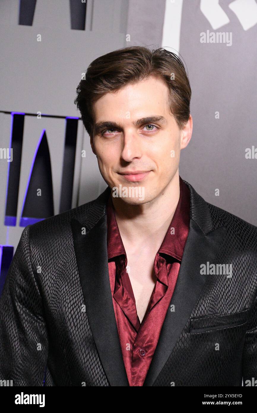 Hollywood, California, USA 12th December 2024 Actor Cody Linley Focus ...