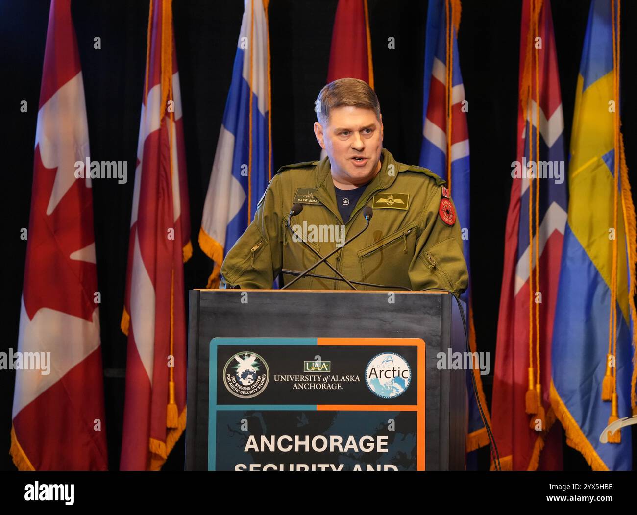 Anchorage, United States of America. 20 November, 2024. Canadian Armed ...