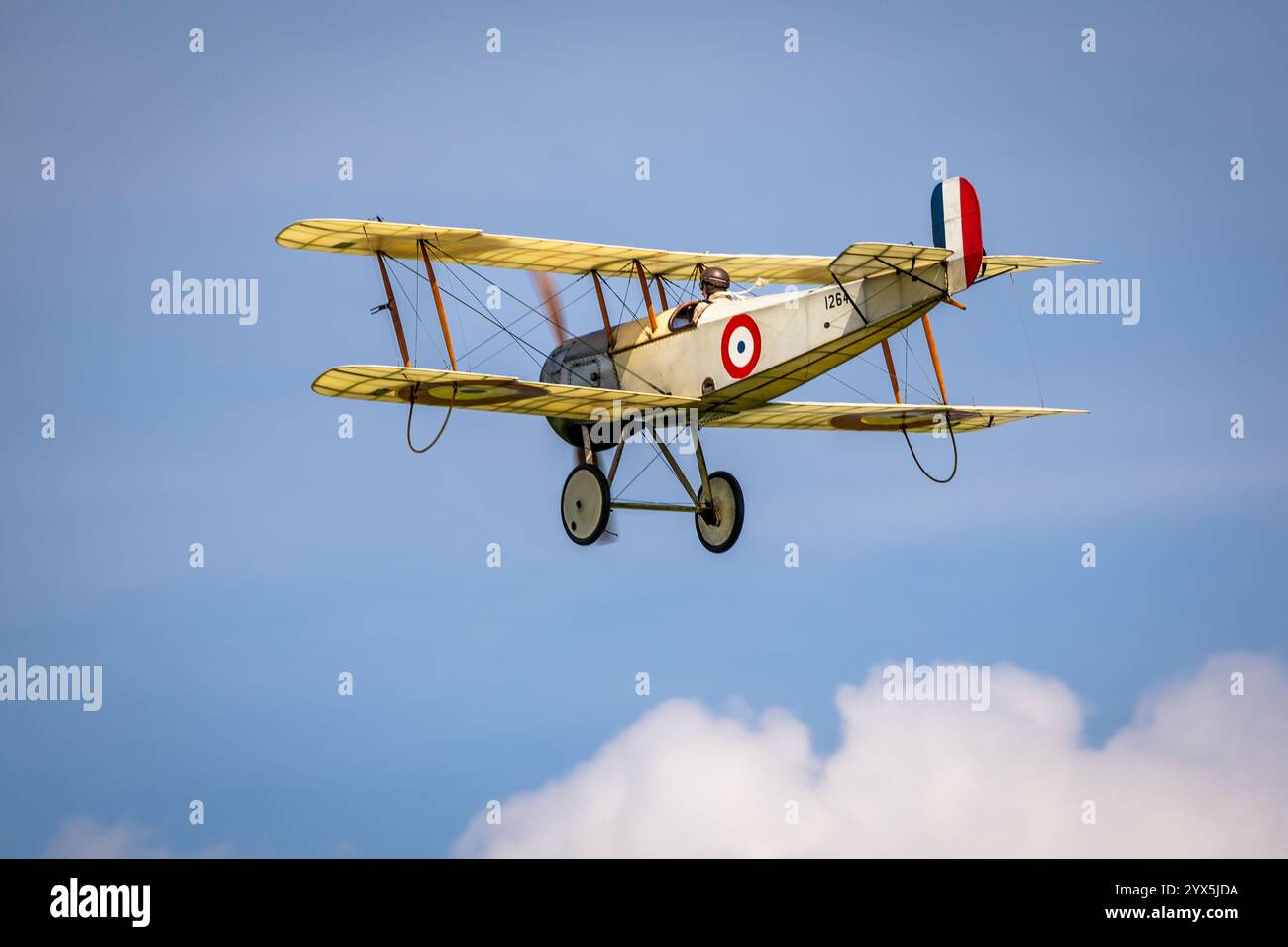 Bristol Scout Type C, airborne at the Best of British Air Show held at ...