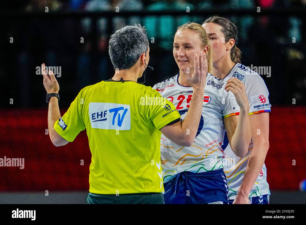 Vienna, Austria 20241213. Henny Ella Reistad in discussion with the ...