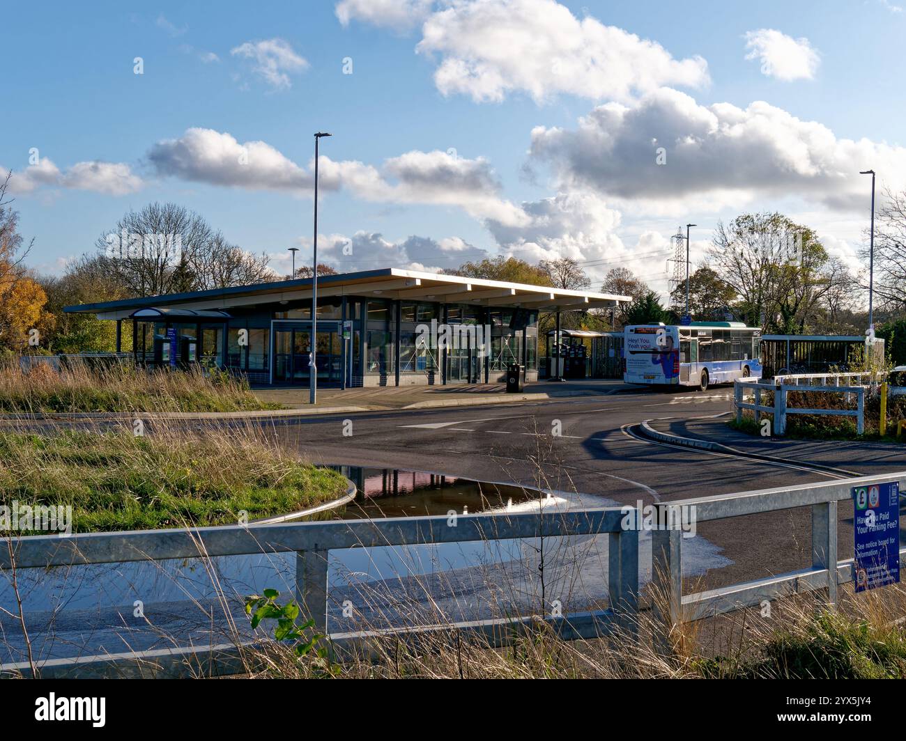 Seacourt Park and Ride bus station and bus in Oxford, Oxfordshire ...