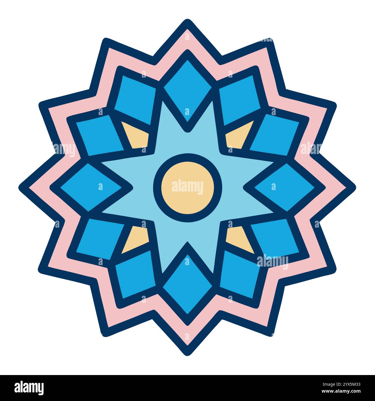 Elegant Islamic Geometric Pattern for Book Covers, Religious Designs ...