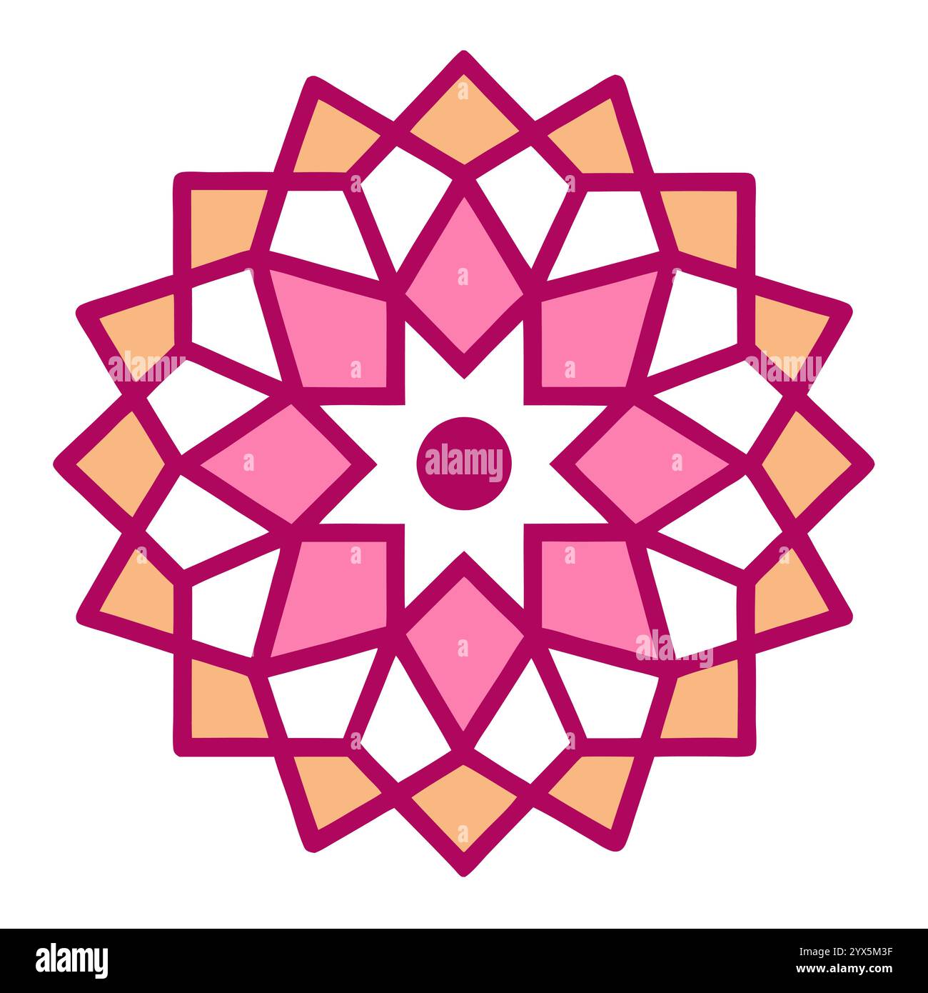 Elegant Islamic Geometric Pattern for Book Covers, Religious Designs ...