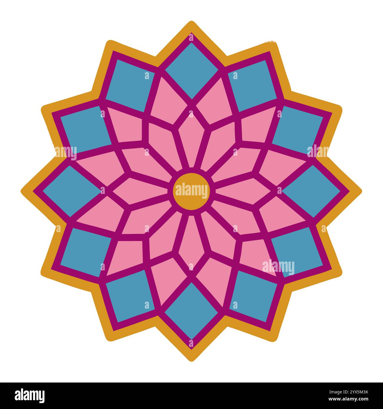 Elegant Islamic Geometric Pattern for Book Covers, Religious Designs ...