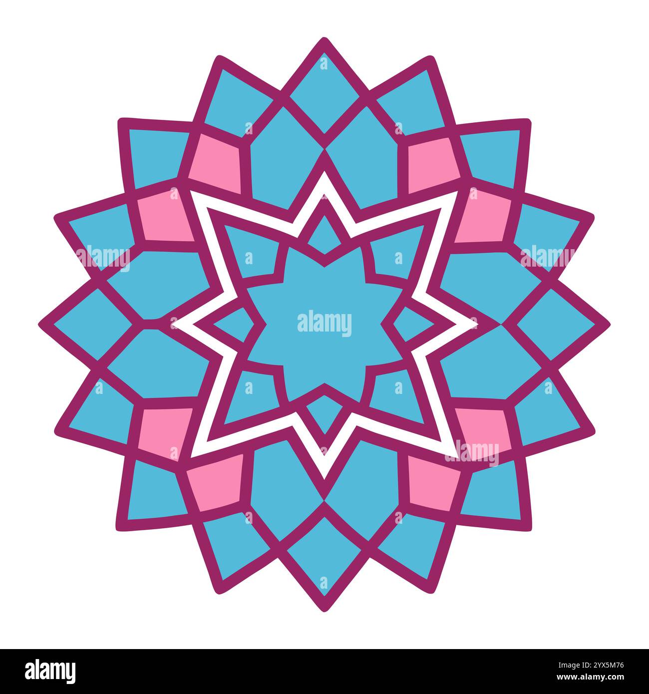 Elegant Islamic Geometric Pattern for Book Covers, Religious Designs ...