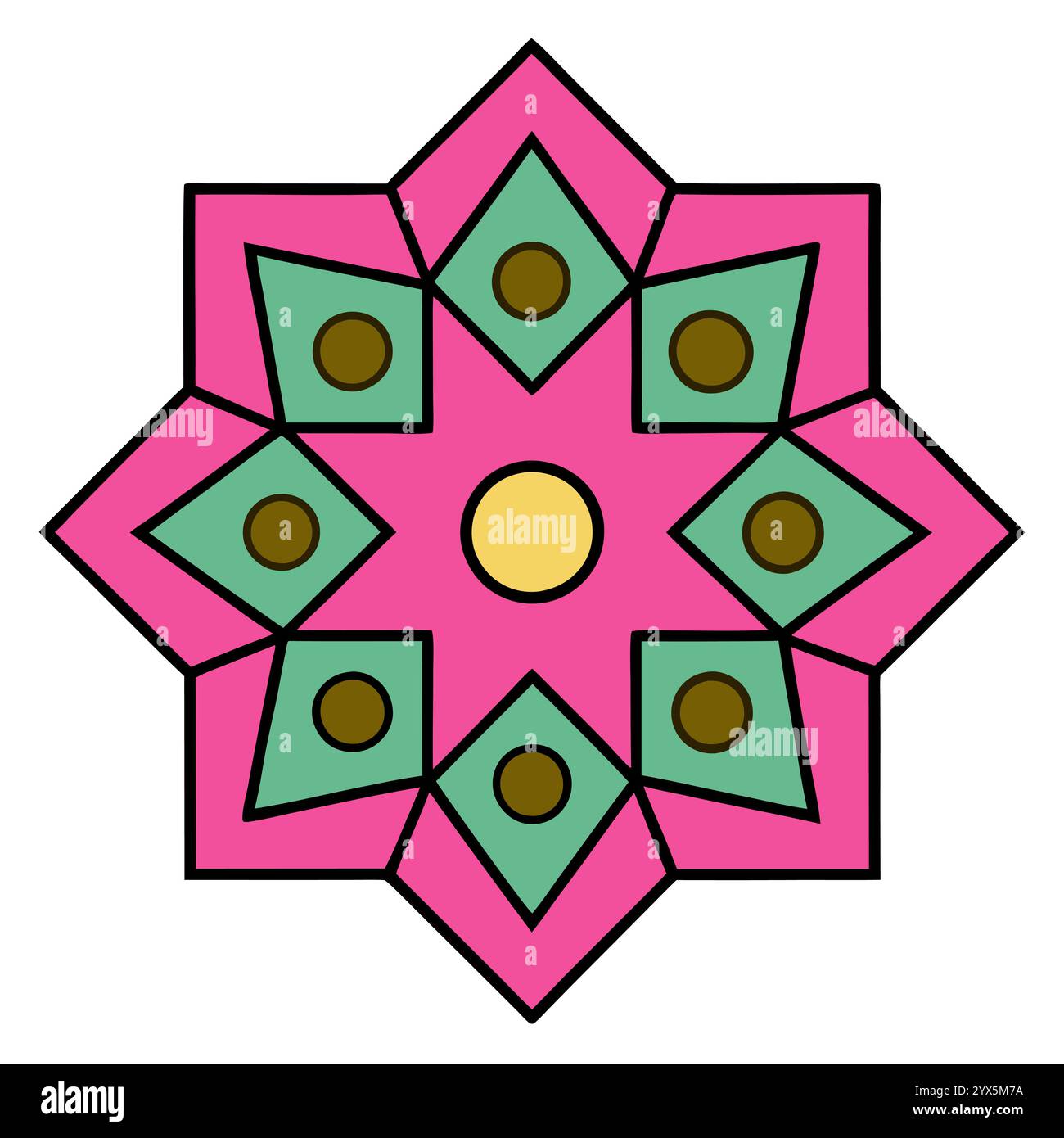 Elegant Islamic Geometric Pattern for Book Covers, Religious Designs ...