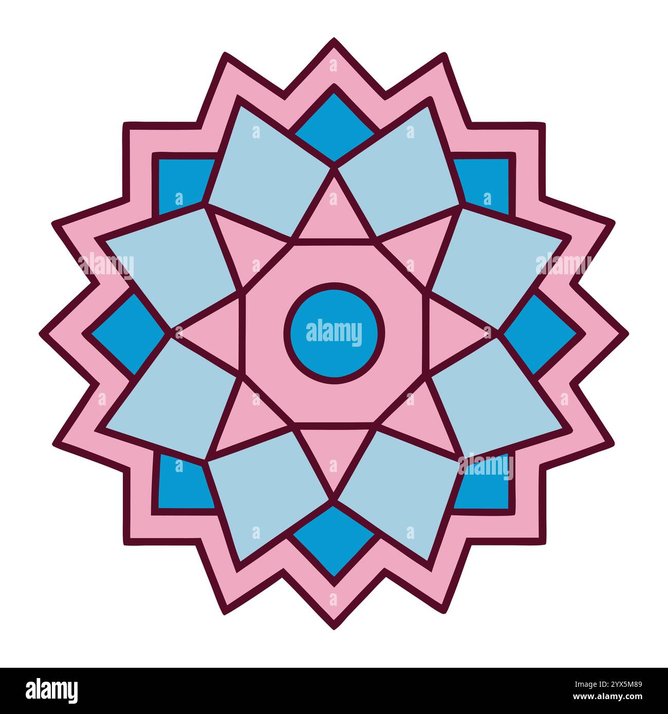 Elegant Islamic Geometric Pattern for Book Covers, Religious Designs ...