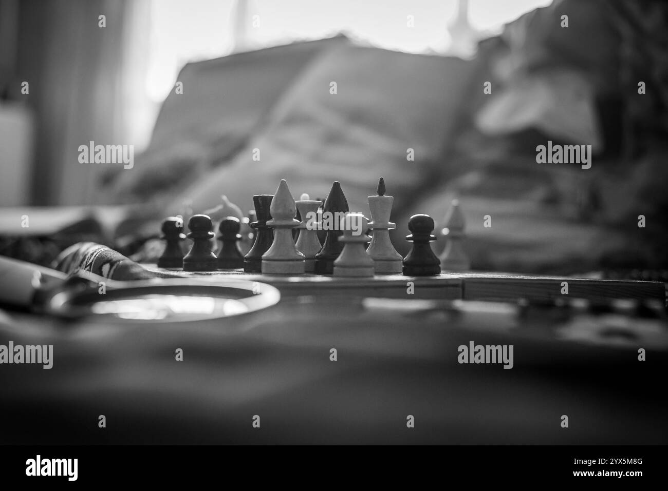 Shallow depth scene Black and White Stock Photos & Images - Alamy