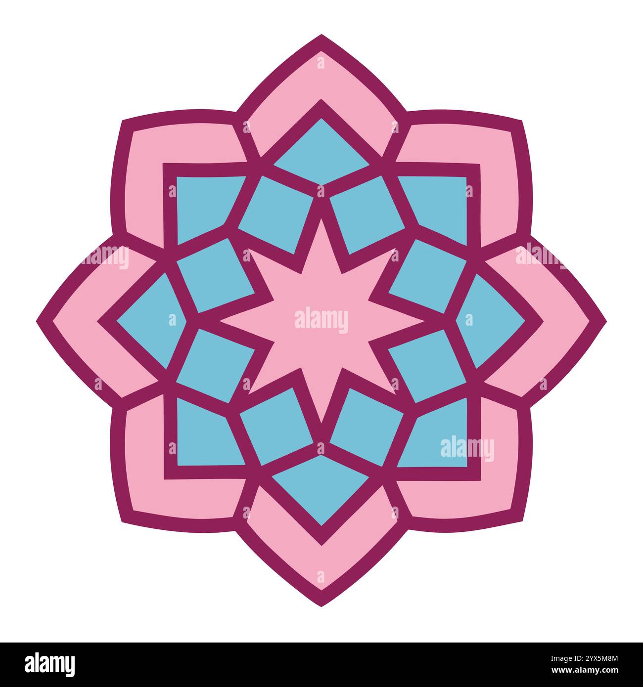 Elegant Islamic Geometric Pattern for Book Covers, Religious Designs ...