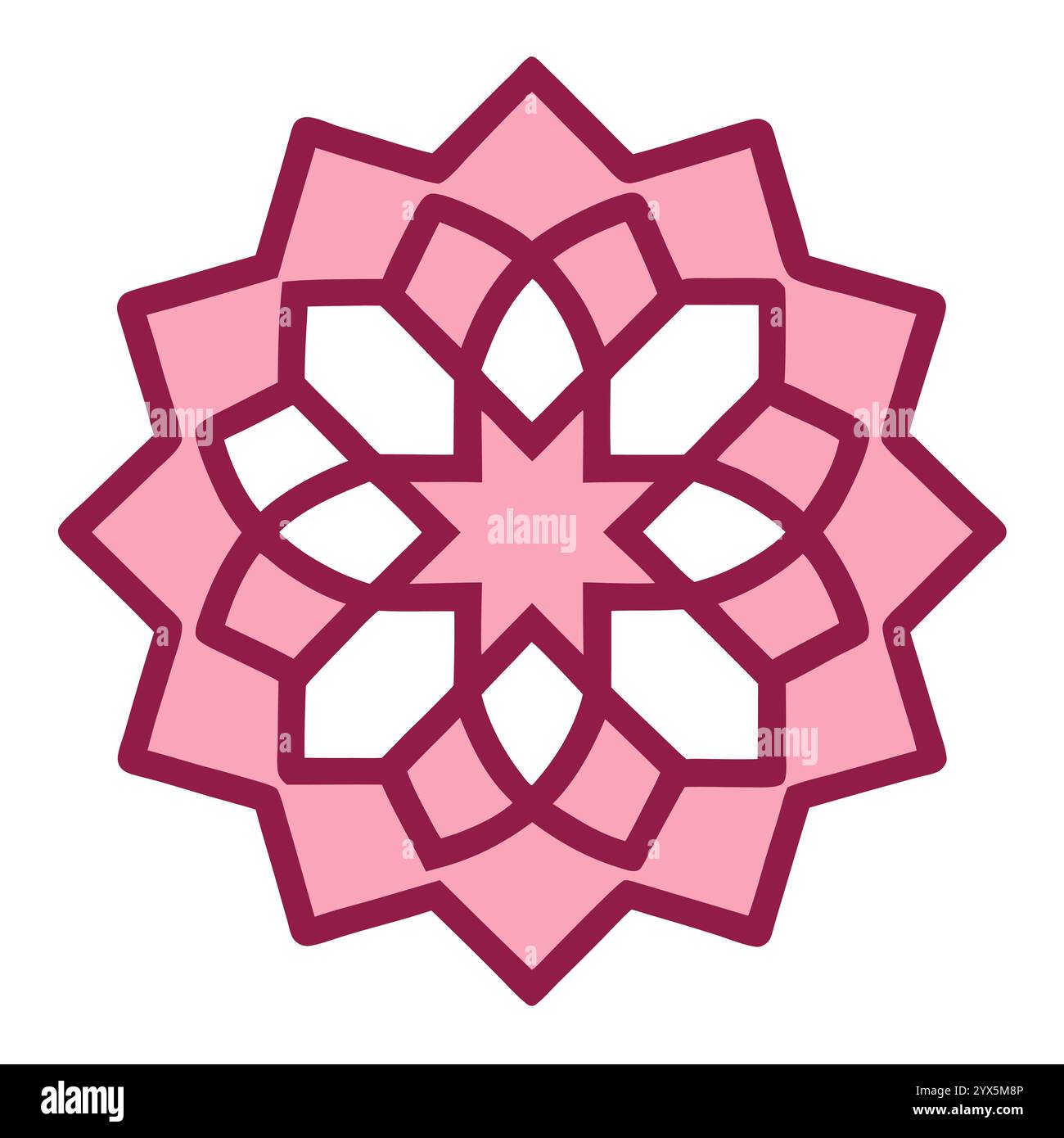 Elegant Islamic Geometric Pattern for Book Covers, Religious Designs ...