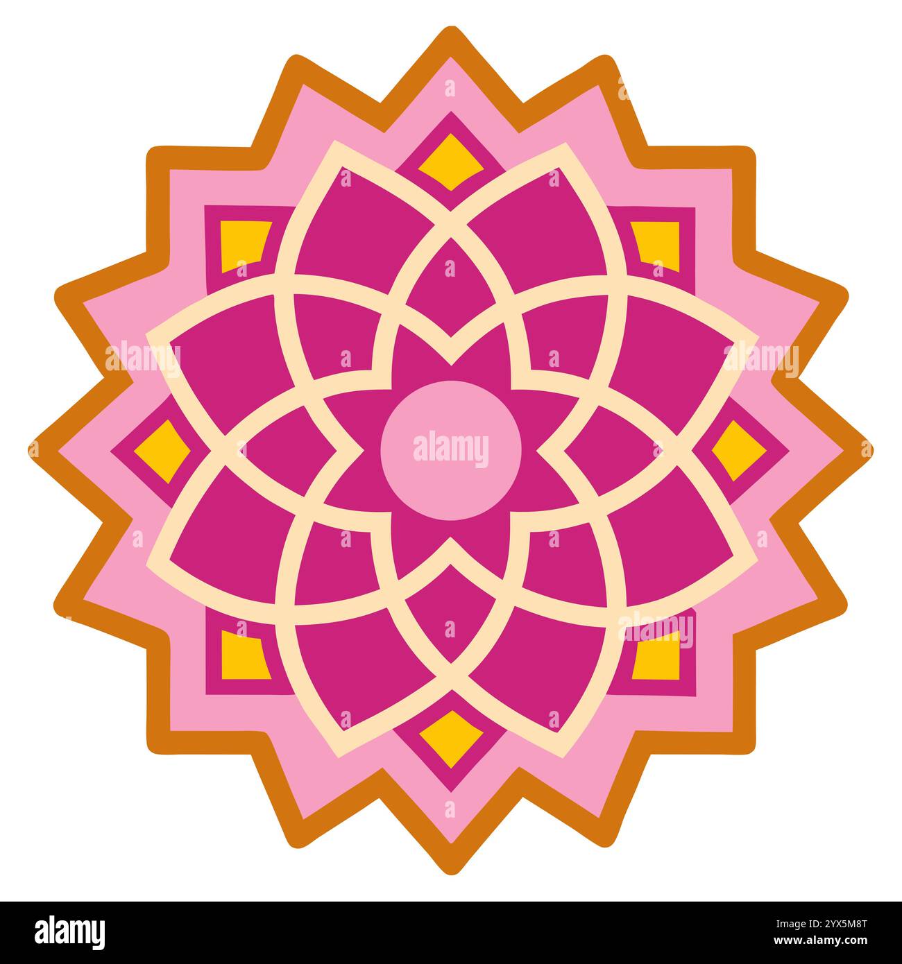 Elegant Islamic Geometric Pattern for Book Covers, Religious Designs ...