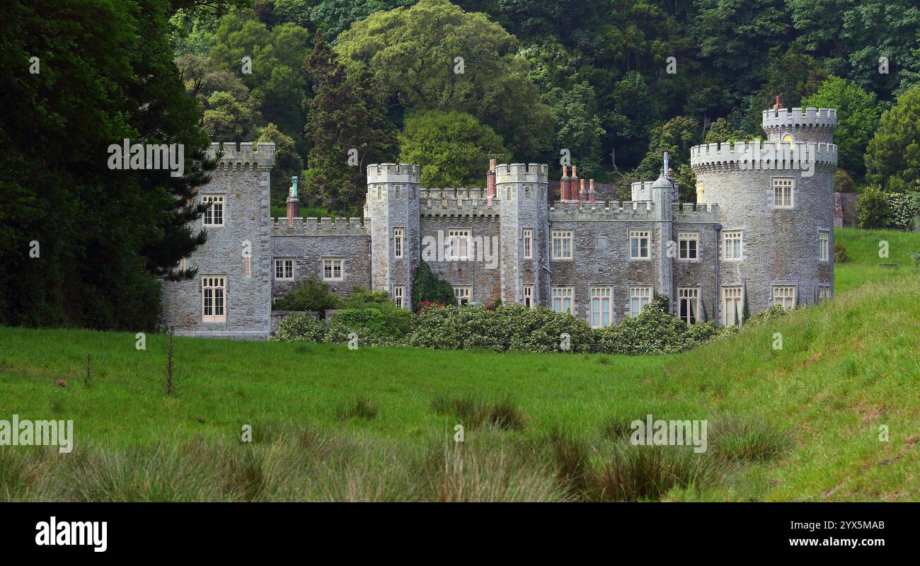 GREAT BRITAIN /Cornwall/Caerhays/Caerhays Castle Stock Photo - Alamy