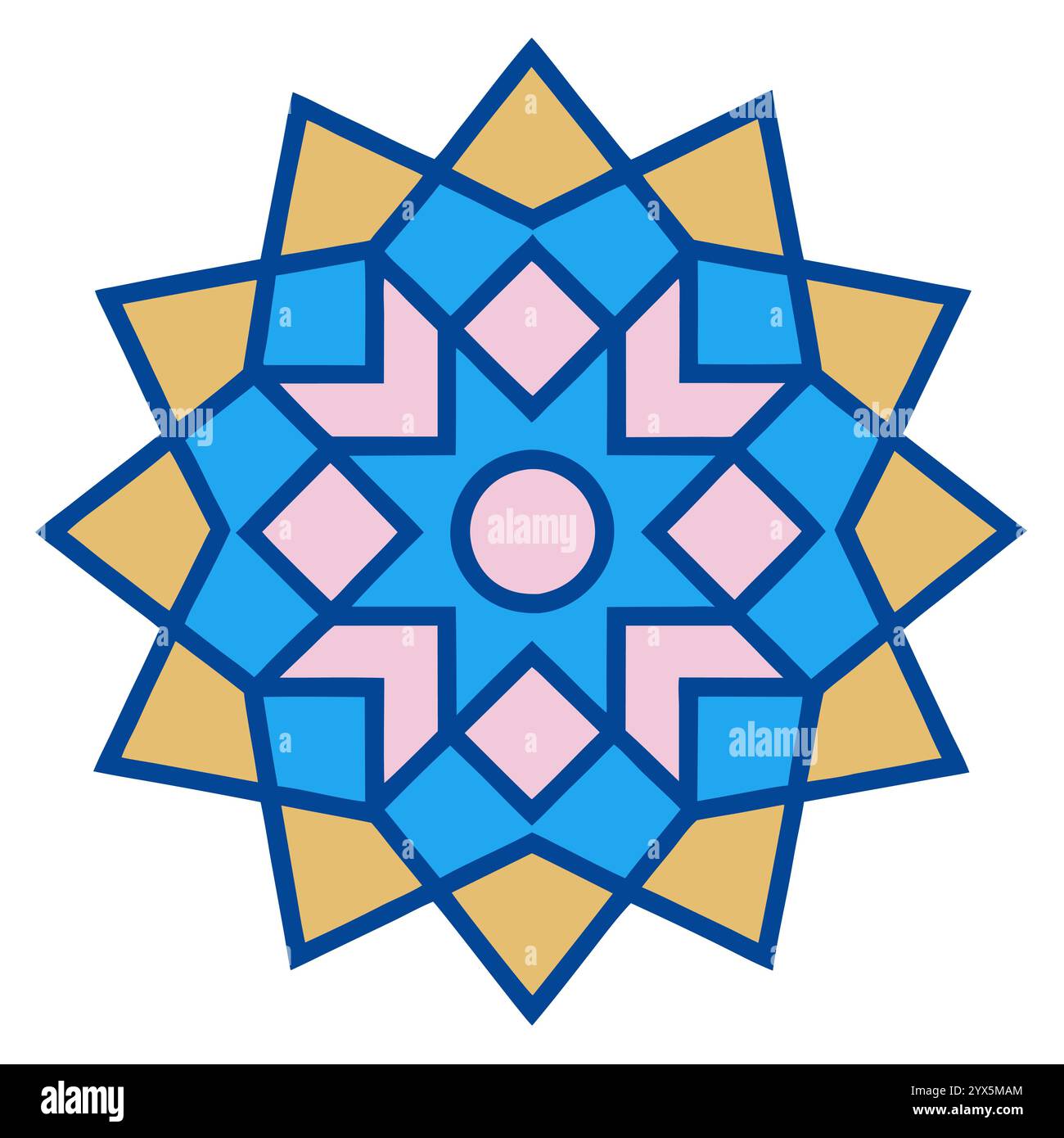 Elegant Islamic Geometric Pattern for Book Covers, Religious Designs ...