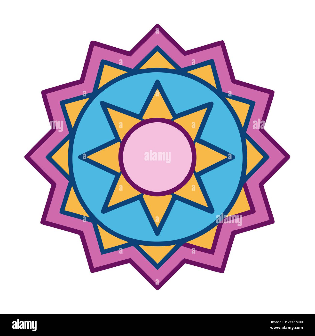 Elegant Islamic Geometric Pattern for Book Covers, Religious Designs ...