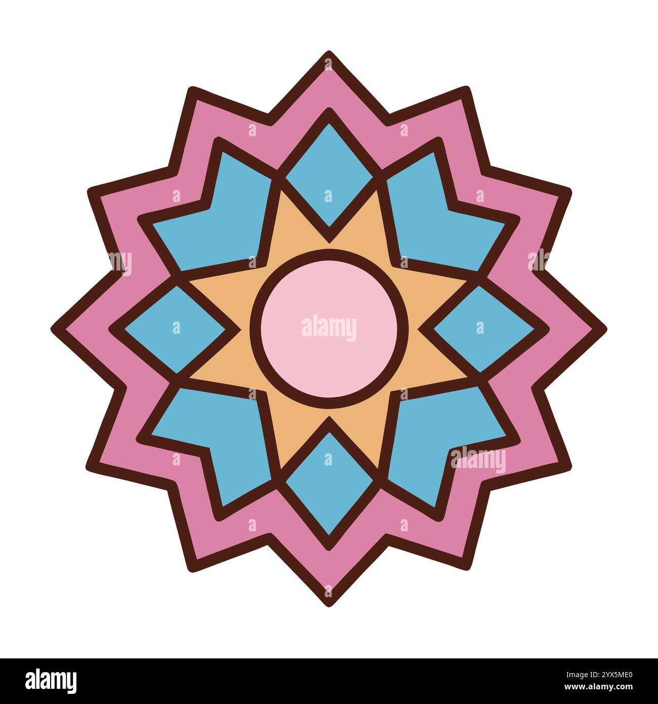 Elegant Islamic Geometric Pattern for Book Covers, Religious Designs ...