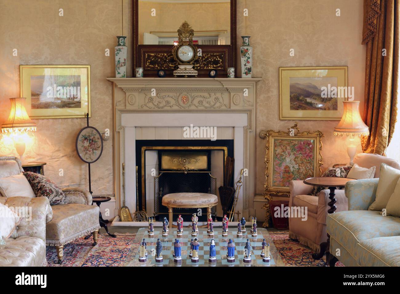 GREAT BRITAIN /Cornwall/Caerhays/Caerhays Castle Stock Photo - Alamy