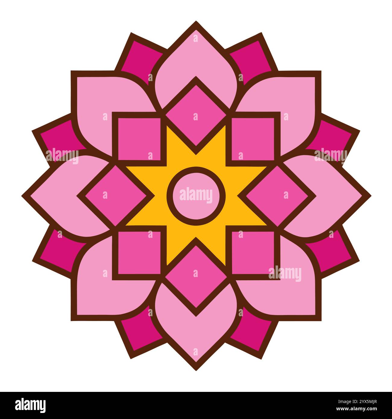 Elegant Islamic Geometric Pattern for Book Covers, Religious Designs ...