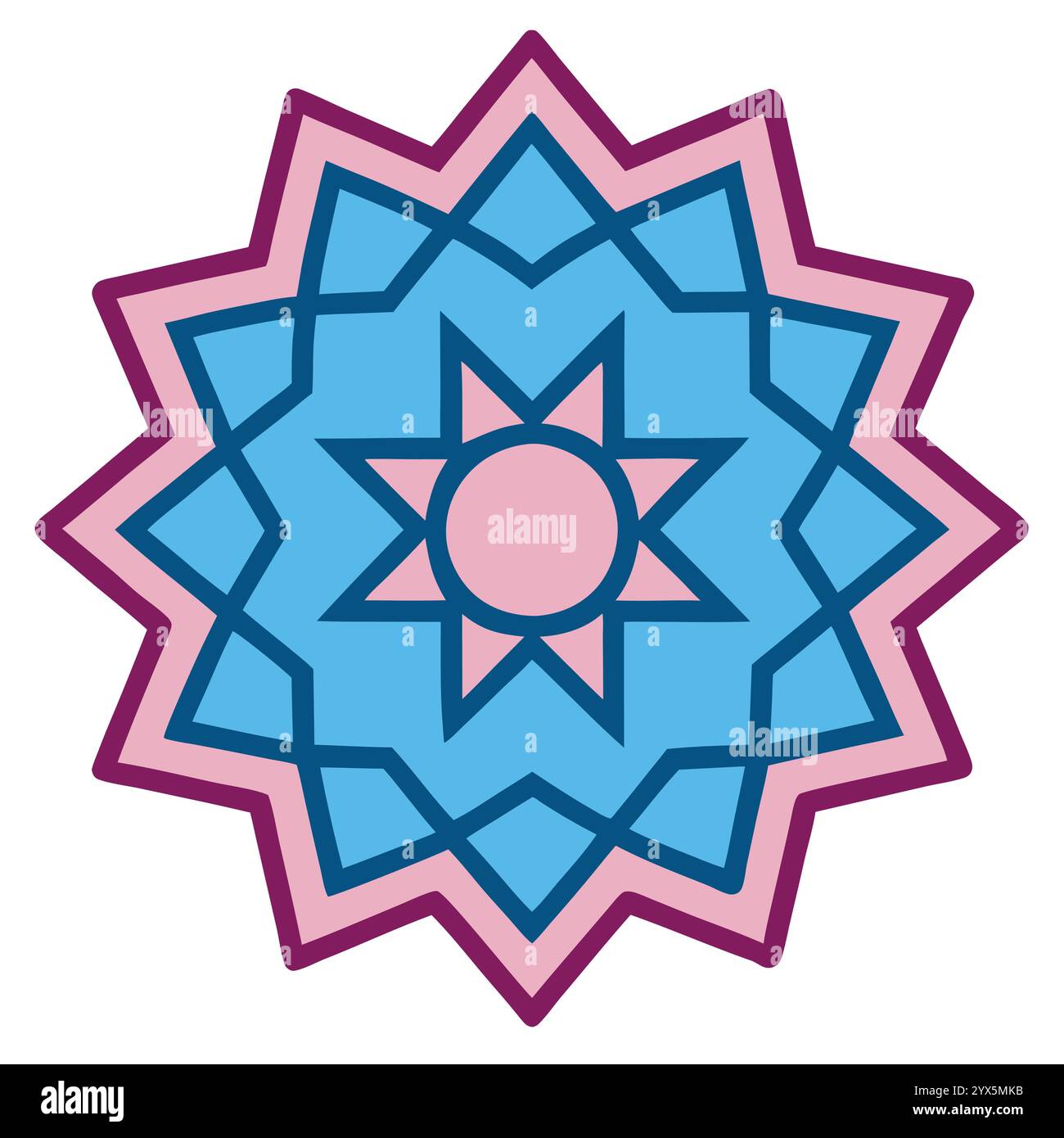 Elegant Islamic Geometric Pattern for Book Covers, Religious Designs ...